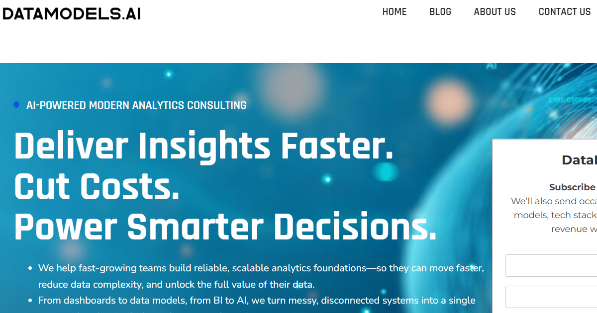 Contact Us - DataModels.ai